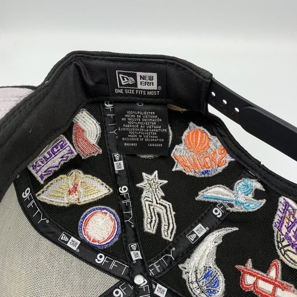 New Era | Accessories | Nba All Over Logo Patch 9fifty New Era Hat ...